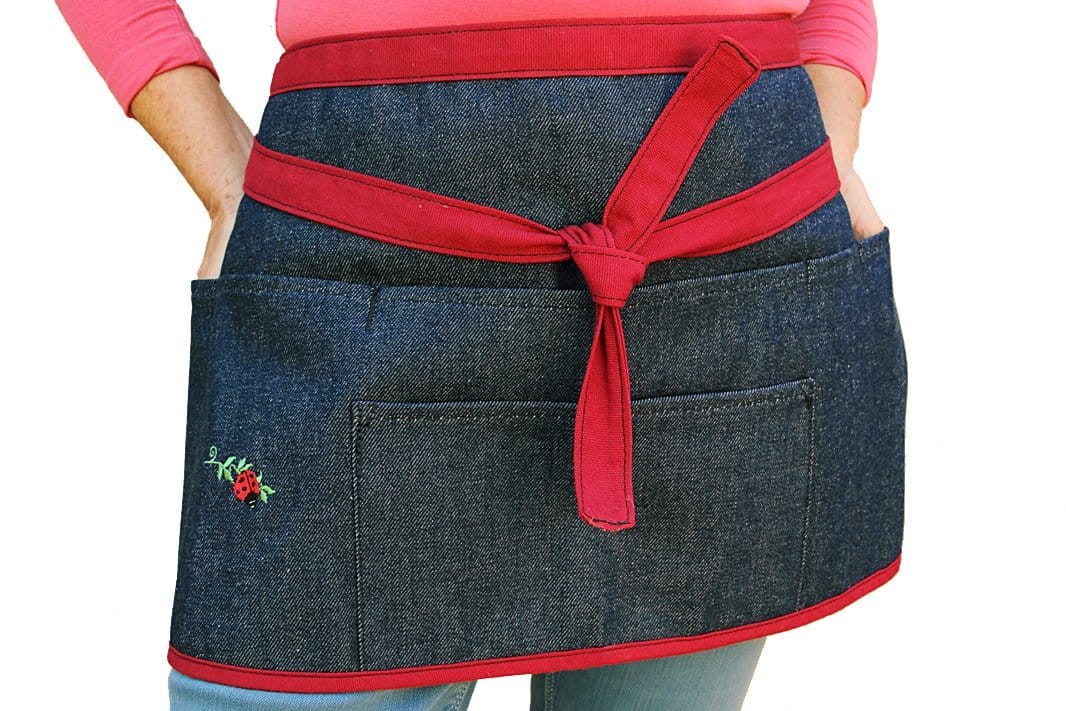 Denim Waist Apron With Pockets Denim Waist Apron With Pockets