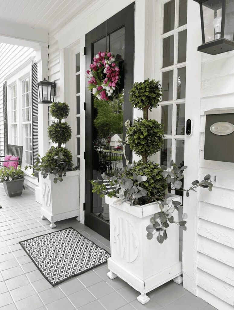 Front Porch Planter Displays: 20 Ideas To Brighten Your Entry
